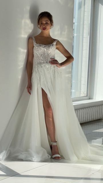 Свадебное платье Интриго из коллекции «Sposame!» от бренда Anna Kuznetcova