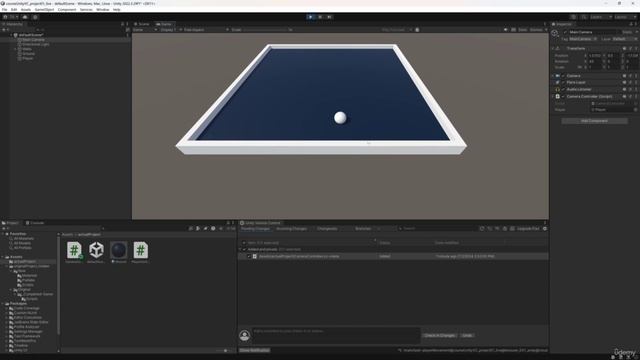 Unity Version Control with Unity 62