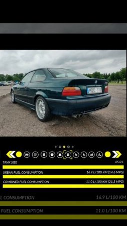 🇩🇪1997 BMW M3 Coupe 3.2-Liter I6 (243 HP) Specification, Price And Performance Figures #shorts