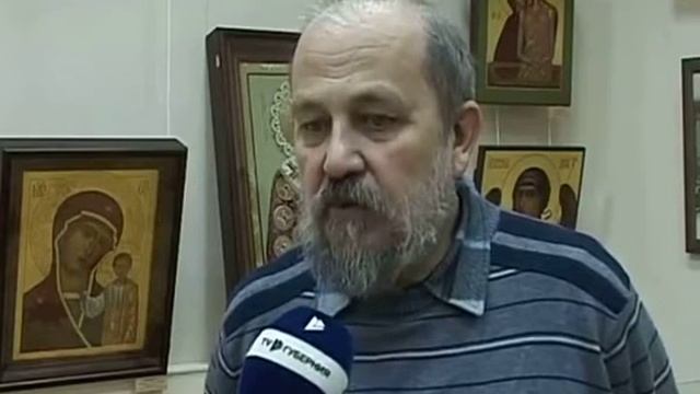 ТВ Губерния, г. Острогоржск:  репортаж с выставки "Свет Неугасимый".