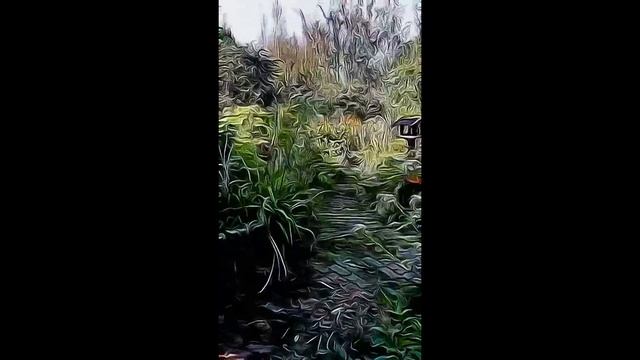 Molly and Fred in their Magic Garden