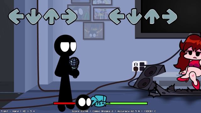 Игра · ФНФ против Стикмена