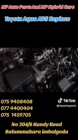 Toyota Aqua ABS Replace  #automobile #hybrid #hybridcar #service #toyotahybrid #aqua