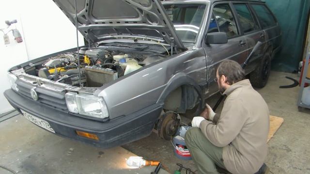 Восстановление VW Passat B2 Syncro GT после ДТП.