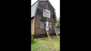 Подготовка дачного домика к покраске