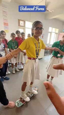 Balanced Force Activity Class 8 Force and Pressure #shorts #skateboard #class8 #scienceexperiment