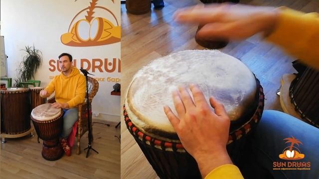 Как играть Enigma (New Age) на джембе