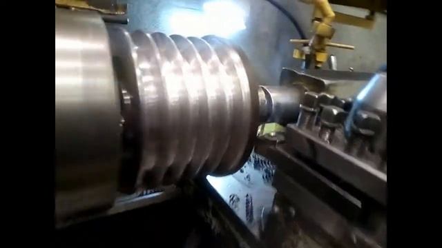 Изготовление шкива - токарная обработка.