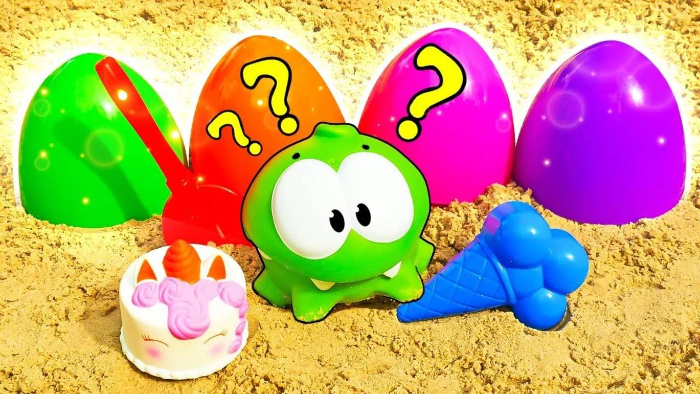 Колдуем вкусняшки для Ам Няма! Видео для малышей про игры в песочнице