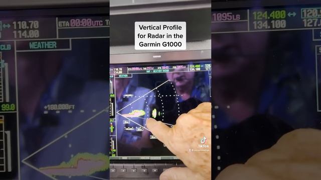Dodging Thunderstorms Using the Vertical Radar Profile w/ Garmin G1000 in a CitationJet
