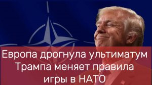 Европа дрогнула ультиматум Трампа меняет правила игры в НАТО