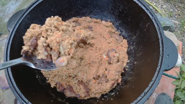 Наш казан. Эксперимент.