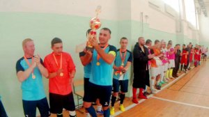Награждение призеров первой лиги Чемпионата по футзалу среди мужчин (26.01.25)