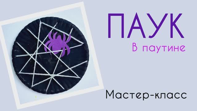 Мастер-класс поделка ПАУК В ПАУТИНЕ. Набор "12 поделок" от бренда "Палки-Выручалки"