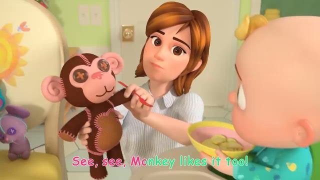 Учимся кушать | мультики для малышей| песни на английском