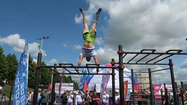 Фестиваль Все на спорт в Губкине  воркаут  2019