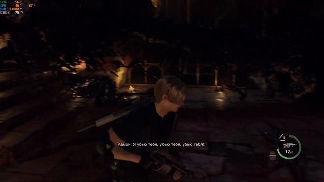 Resident Evil 4 Remake (Хардкор) - Битва с Салазаром