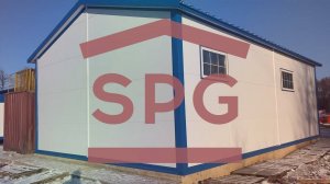 Автосервис из сэндвич-панелей. SPGarage