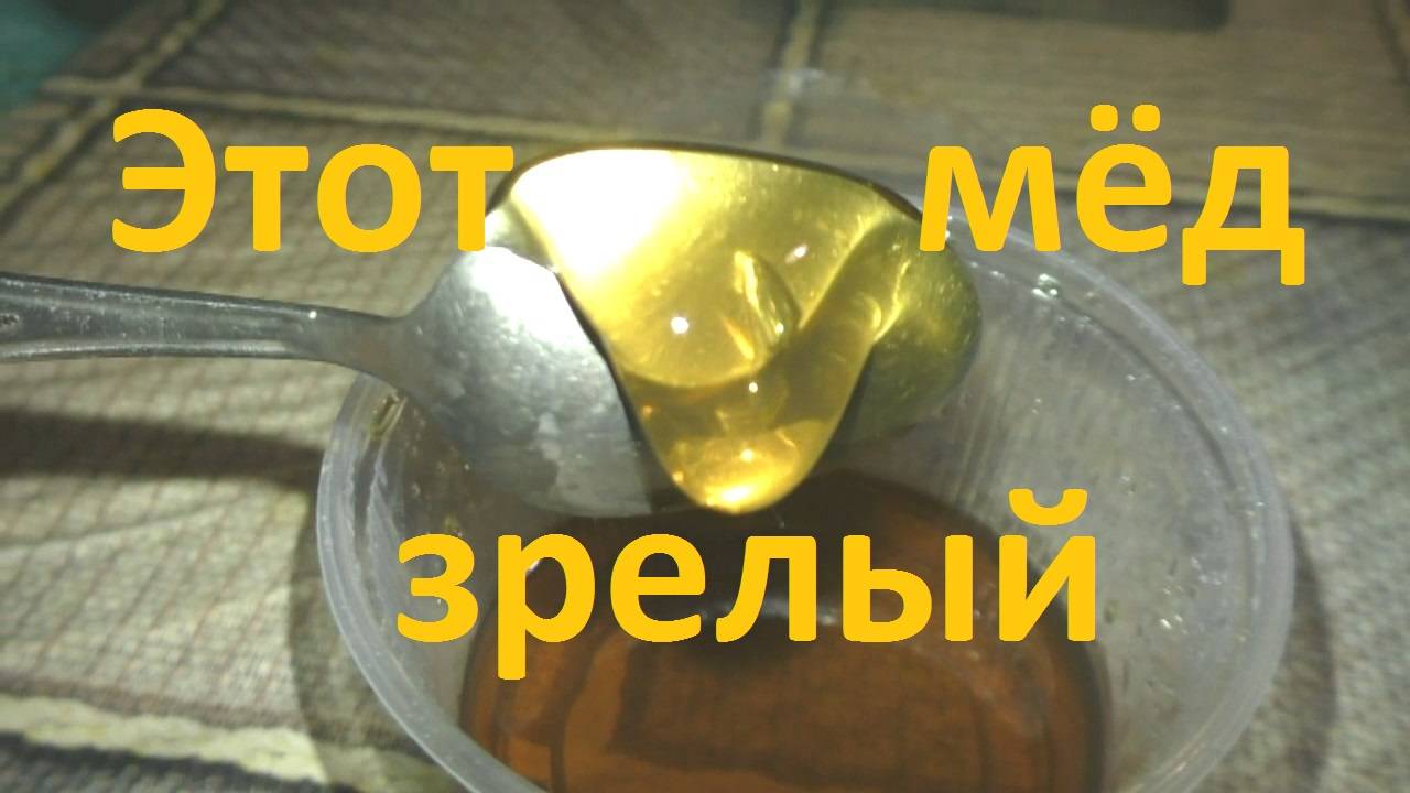 Зрелый мед какой он