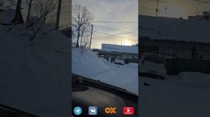 Алдан ул. Слепнева от 10 лет Якутии до 1 квартала. 19.01.25. #улицыалдана #саха #якутия