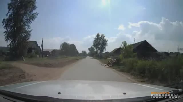 Посёлок Уфимский. Едем на  речку.