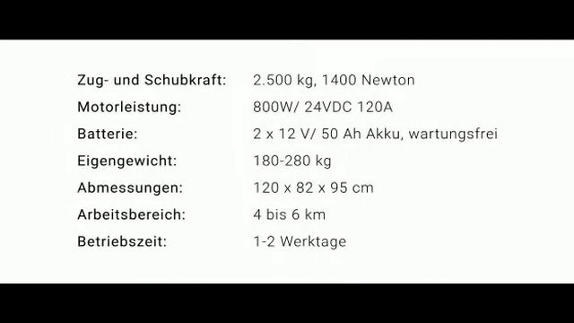 Multi-Mover L - электрический тягач, буксирует до 2500 кг