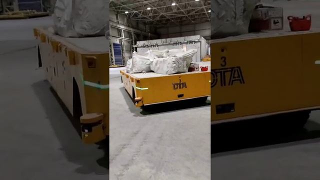 Электрическая самоходная платформа DTA 20T с подъемным механизмом