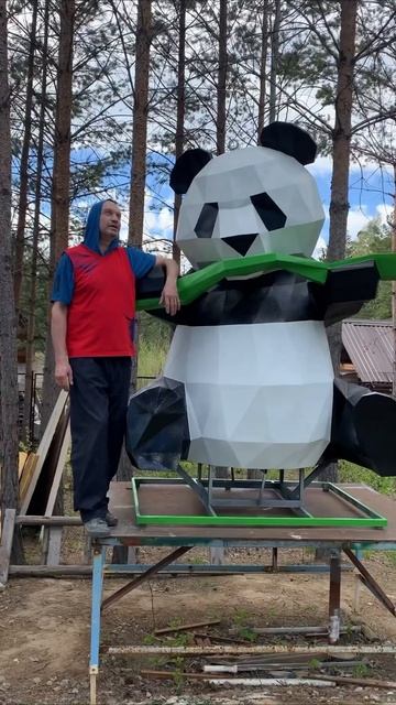 Панда. Дочура подросла.