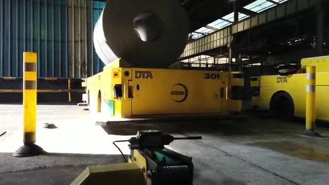 Электрические самоходные AGV транспортеры грузоподъемностью 30 тонн