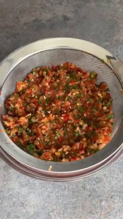 🌶 Acılı ezme/Spicy Gemüse Dip 🍅