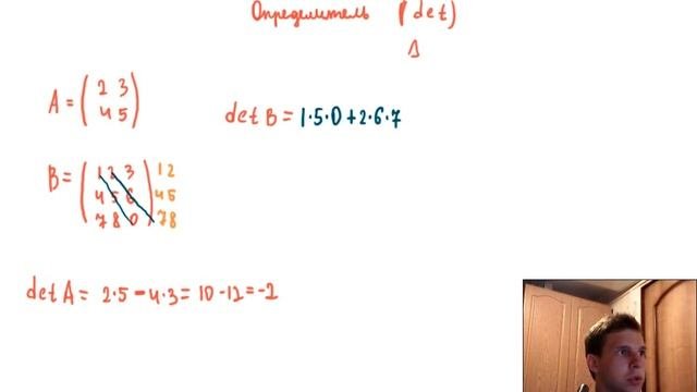 Матрица. Определитель матрицы 2х2 3х3 (Матричный шварц 5) матрицы математика