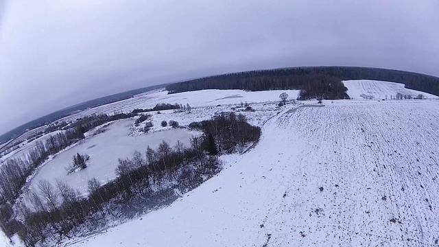 Зимние FPV полеты, январь '25