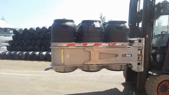 BS105 6F - Зажимы для обработки бочек на 6 бочек и FEM-подвеску