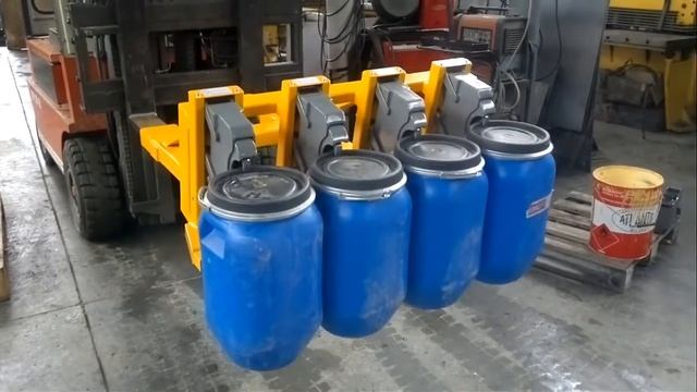 VEAB  BS85 P 4FI  Drum clamps for plastic drums  Drum grabs  Drum lifter