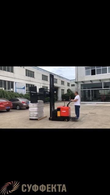 CDD-II-1000 - эл.тележка с кантователем для тюков г/п 1000кг