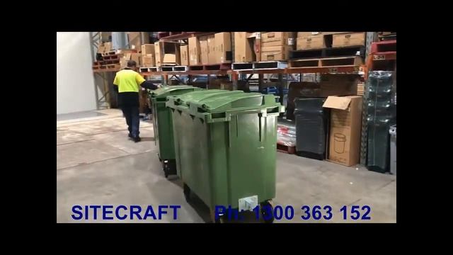 Sitecraft   Movexx T1500 D Tug Towing 2 x 660 Litre Bins