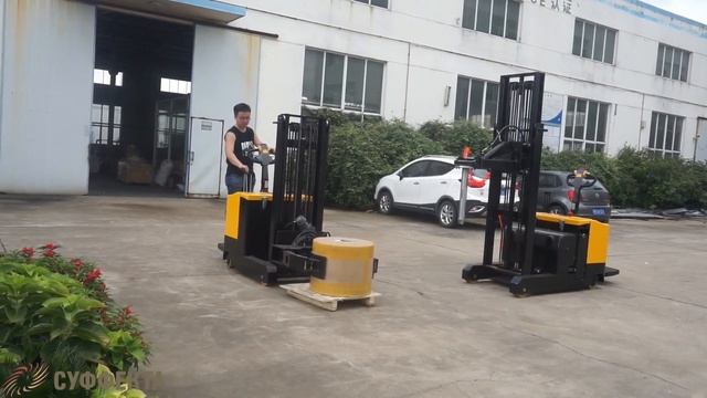 CDD1030-Z - эл.тележка с кантователем для бочек г/п 1000кг