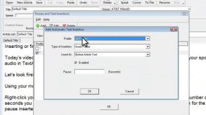 Controlling Pauses in TextAloud 3