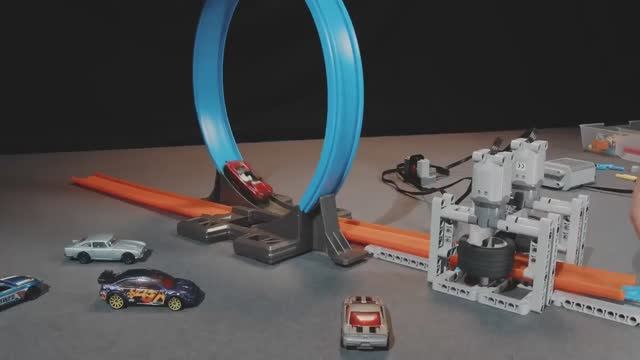 🔥Пусковая установка Hot Wheels или ускоритель скорости_ Lego Technic #лего # горячие колеса #moc