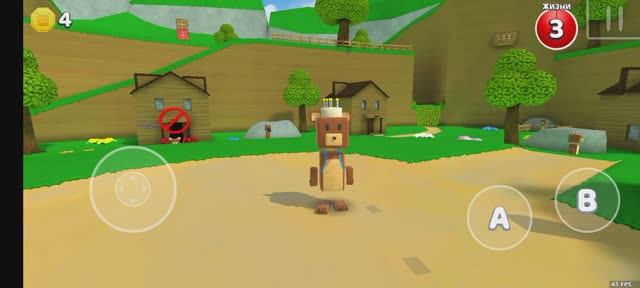 Играю в Super Bear Adventure и прошол черепахагород