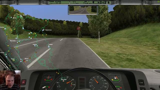Дальнобойщики 2 SE mod 4 серия Через тоннель в Алмазный