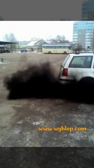 Удалил катализатор черный дым