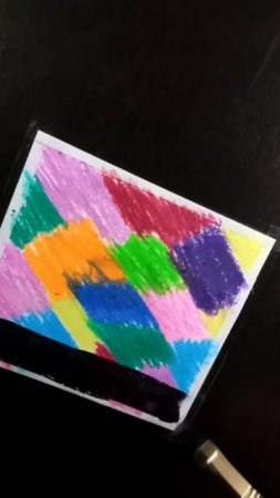 Magical✨sketch drawing using oil pastel and poster colour.#shorts