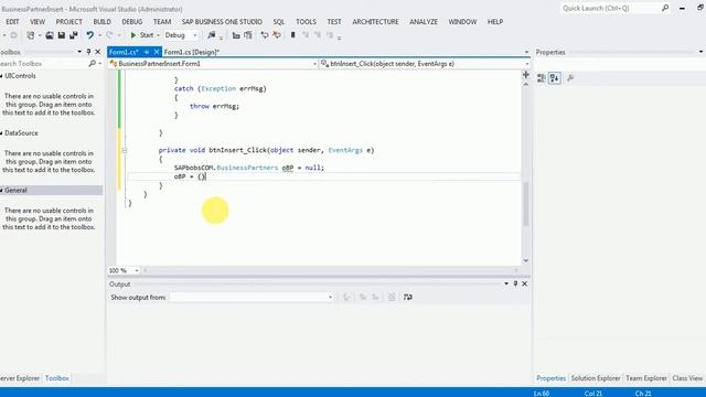 SAP BUSINESS ONE How To Insert Business Partner With DI API Using C# ...