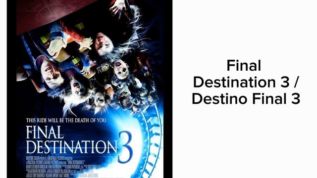 Los POSTERS De Final Destination / Destino Final - смотреть видео ...