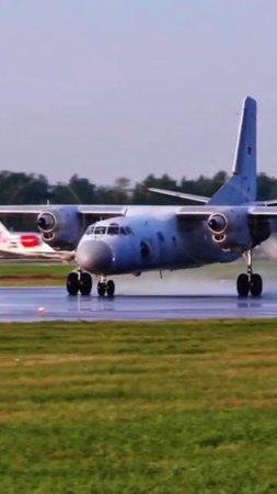 Ан-26 Взлет в дождливую погоду. 4К 50 фпс.