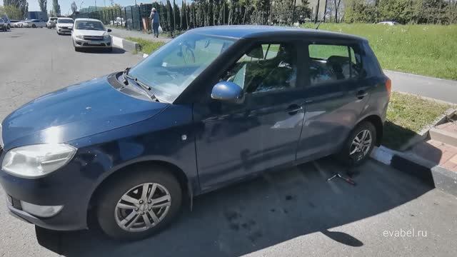 Skoda Fabia 2 поколение рестайлинг eva коврики в салон и багажник evabel.ru 8800-222-48-45