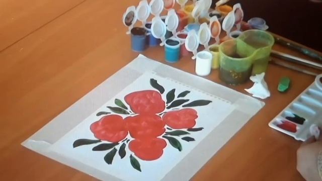 Как нарисовать букет из роз, легко и просто