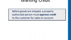 MBA 605 AUDITING Sales Collection Tests of Controls Discussion Audio