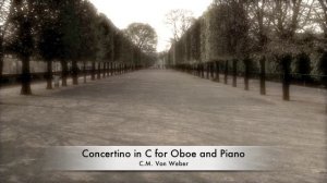 Concertino in C for Oboe and Piano by C.M. von Weber
